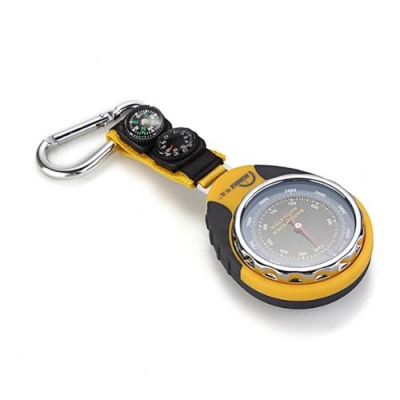 Altimeter-barometer with Compass and Thermometer.